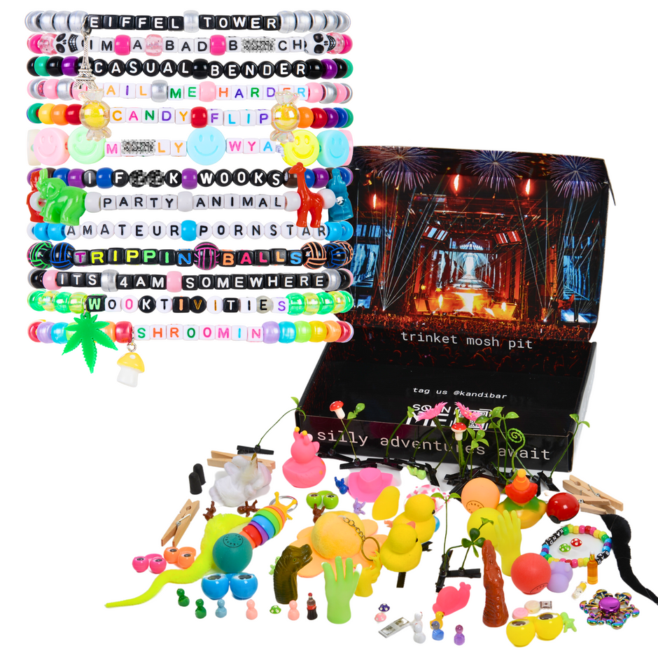 kandi bar rave and EDM accessories